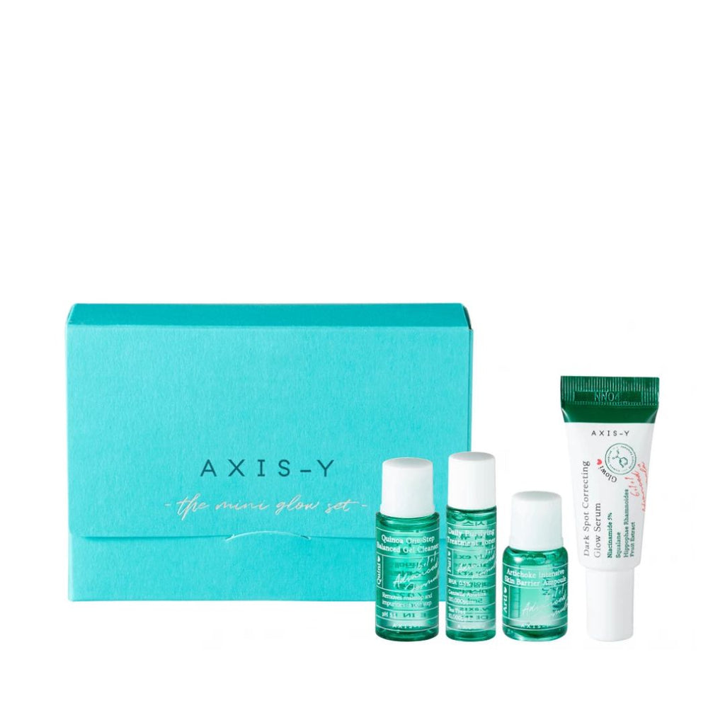 AXIS-Y The Mini Glow Set – ערכת מיני לטיפוח עור זוהר | GLAM42